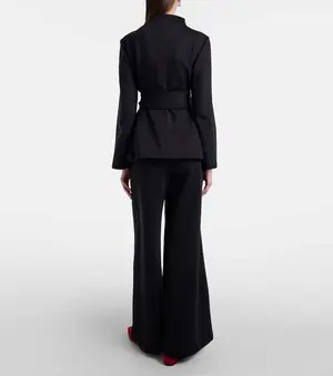 Max Mara Nigella Wide-leg Pants - Black
