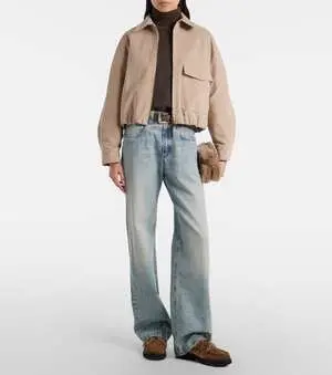 Brunello Cucinelli Corduroy Zip-up Jacket - Beige
