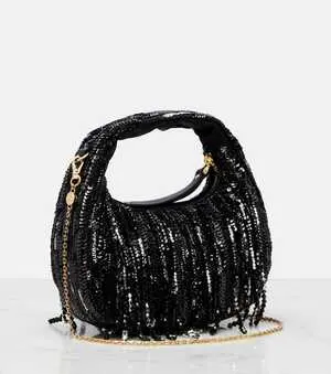 Miu Miu Wander Mini Embellished Top-handle Bag