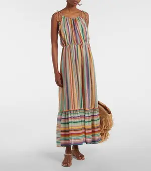 Missoni Zigzag Cotton And Silk Maxi Dress - Multicoloured
