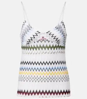 Missoni Chevron Lame Tank Top - Multicoloured