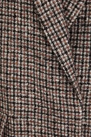 Brunello Cucinelli Checked Wool-blend Tweed Blazer