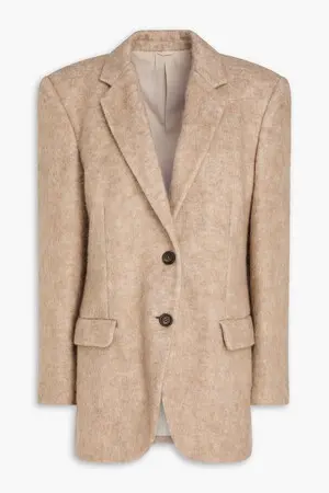 Brunello Cucinelli Mélange Brushed Knitted Blazer