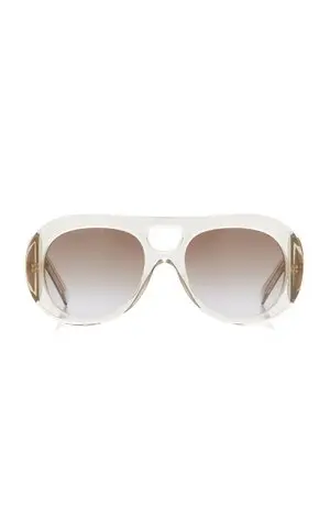 Givenchy Bold Aviator Sunglasses - Ivory