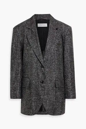 Max Mara Laziale Printed Silk-twill Blazer