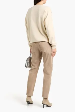 Brunello Cucinelli Wool, Cashmere, And Silk-blend Sweater