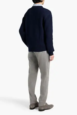 Dunhill Ribbed Cotton Sweater