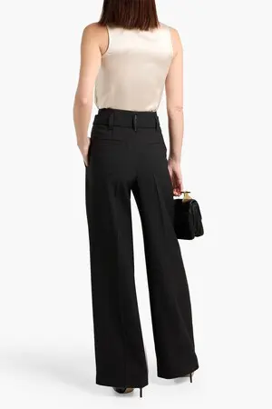 Brunello Cucinelli Belted Wool-twill Wide-leg Pants