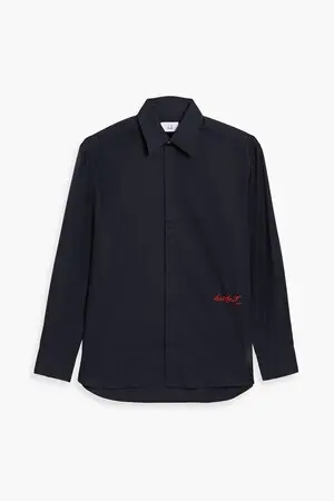 Dunhill Embroidered Cottonpiqué Shirt