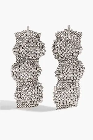 Brunello Cucinelli Beaded Earrings - Silver
