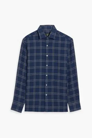 Dunhill Checked Cottonblend Flannel Shirt