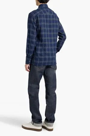 Dunhill Checked Cottonblend Flannel Shirt