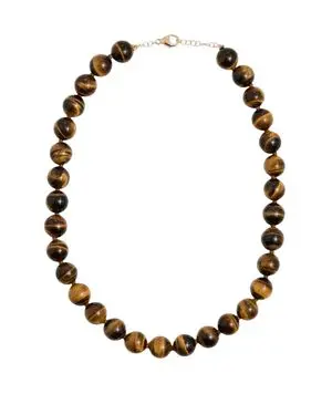 Jia Jia Crystal Sphere Pendant Necklace - Brown