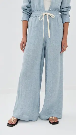 THE FRANKIE SHOP Maesa Pants - Brown