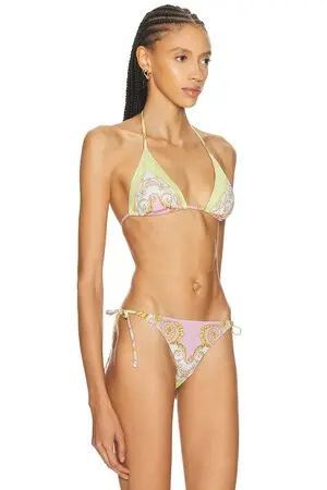 Versace Tie Bikini Top