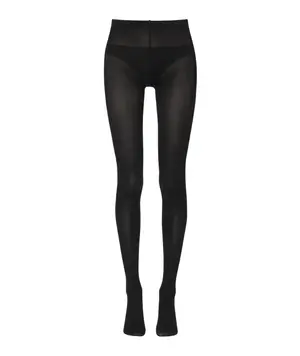 Swedish Stockings Nina Fishbone Tights - Black