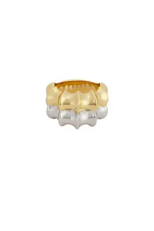 JENNIFER FISHER Murphy Double Ring - Two Tone
