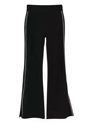Michael Kors Logo Tape Flared Trousers