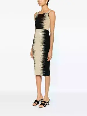 Herve Leger Arwen Striped Dress