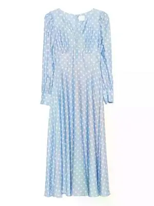 Posse Tillie Polka-dot Maxi Dress