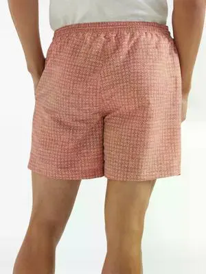 Brunello Cucinelli Flower-print Swim Shorts - Orange