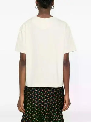 Alexander McQueen Logo T-shirt - Neutrals