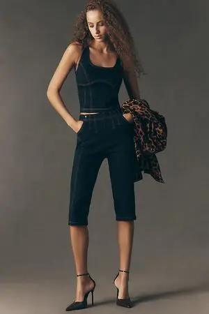 PILCRO Bella Capri High-rise Straight Jeans