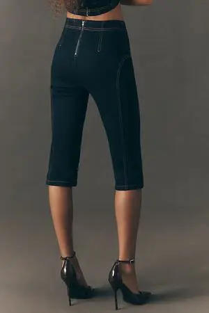 PILCRO Bella Capri High-rise Straight Jeans