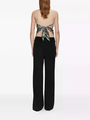 Christopher Esber Serpant Silk Scarf Blouse