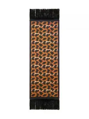 Etro Geometric Silk Scarf - Black
