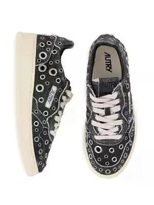 AUTRY Medalist Eyelet-embellished Sneakers