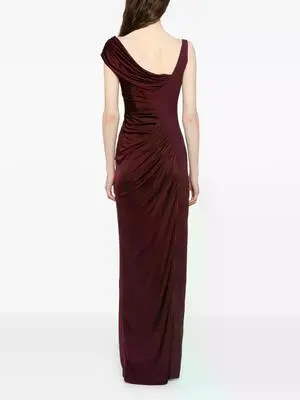Versace Medusa '95 Draped Gown - Red