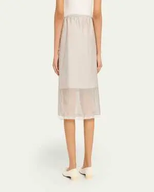 3.1 Phillip Lim Sequined Drawstring Midi Skirt