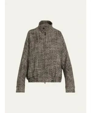 DARKPARK Lee Oversized Herringbone Bomber Jacket