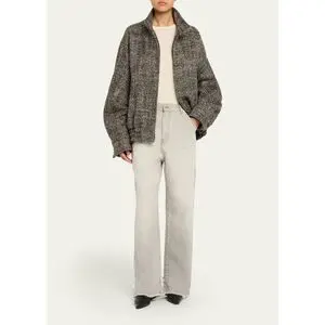 DARKPARK Lee Oversized Herringbone Bomber Jacket