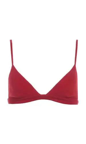 Gabriela Hearst Carmen Knit Bra In Merino Wool - Red