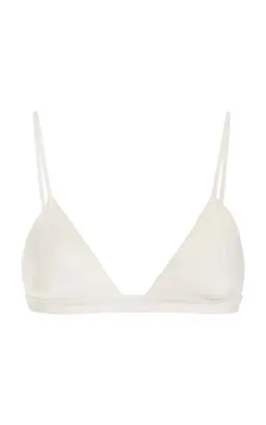 Gabriela Hearst Chevier Knit Bra In Merino Wool - Ivory