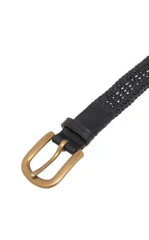 Gabriela Hearst Sam Braided Leather Belt