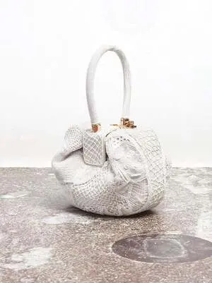 Gabriela Hearst Nina Bag In Nappa Leather With Cotton Macrame