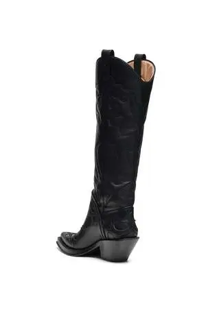 Gabriela Hearst Capitana Leather Cowboy Boots