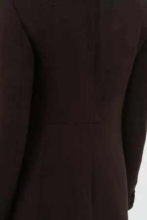 Gabriela Hearst Houstt Trench Coat In Winter Silk - Chocolate