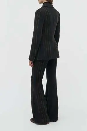 Gabriela Hearst Leiva Pinstripe Wool Cashmere Blazer