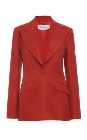 Gabriela Hearst Leiva Linen Twill Blazer - Antelope Orange
