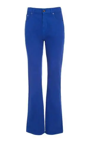 Gabriela Hearst Rey Straight-leg Jeans In Recycled Cotton Denim - Cobalt