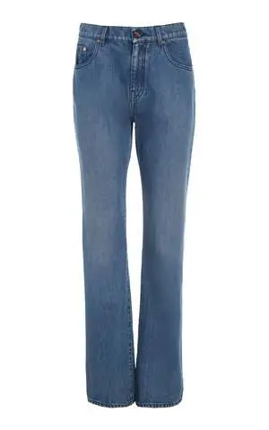 Women's Straight Blue Jeans