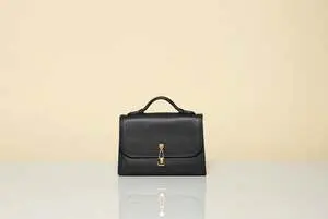 Gabriela Hearst Small Leonora Flap Bag - Black