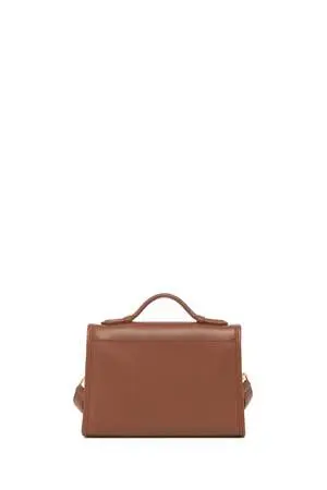 Gabriela Hearst Small Leonora Flap Bag - Cognac