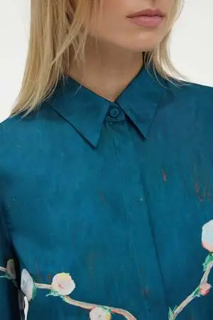 Gabriela Hearst Henri Printed Silk Twill Blouse