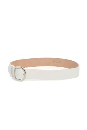 Gabriela Hearst Elster Belt In Leather - Ivory
