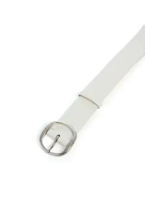 Gabriela Hearst Elster Belt In Leather - Ivory